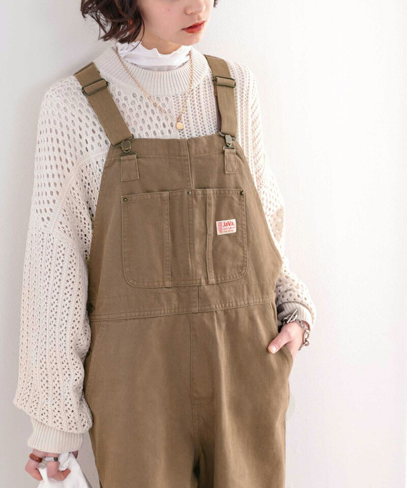 【楽天市場】《javaジャバ コラボ》【family+】送料無料 オーバーオール サロペット レディース 大きいサイズ パンツ オーバーサイズ サロペ レディース 大きいサイズ ゆったり ...