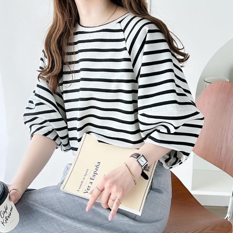 【楽天市場】\先着順／24H限定 【全品15％OFFクーポン】 【 クラシカルエルフ classical elf 】 tシャツ レディース 半袖 トップス カットソー ボーダー ランタン 半袖 ...