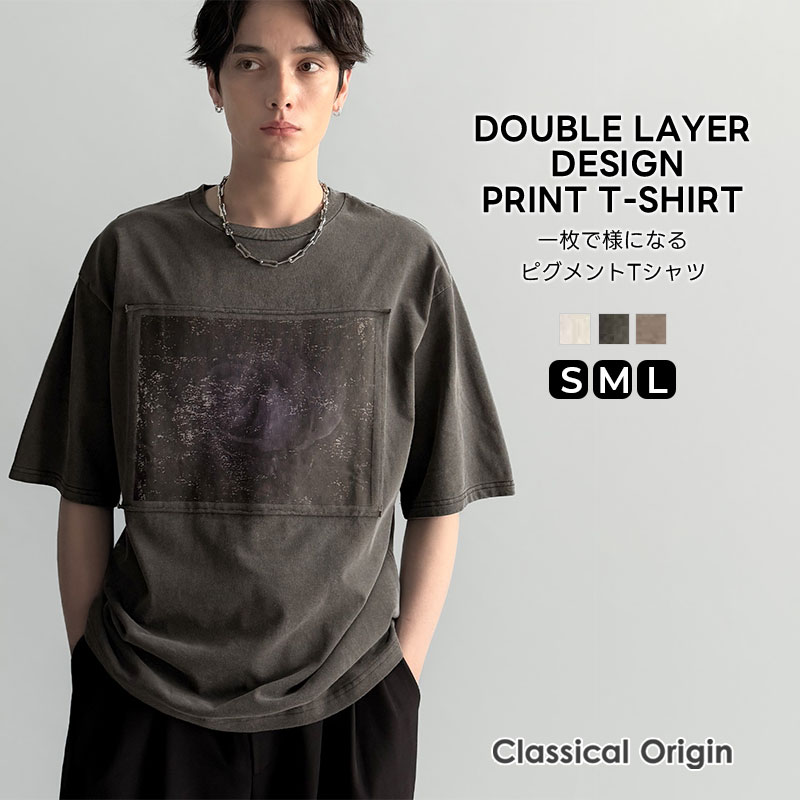 【楽天市場】【 新春セール 4日間限定 新春スペシャルクーポン 2000円OFF 配布中】 【Classical Origin】メンズ Tシャツ 大きい サイズ 半袖 トップス プリントT ...