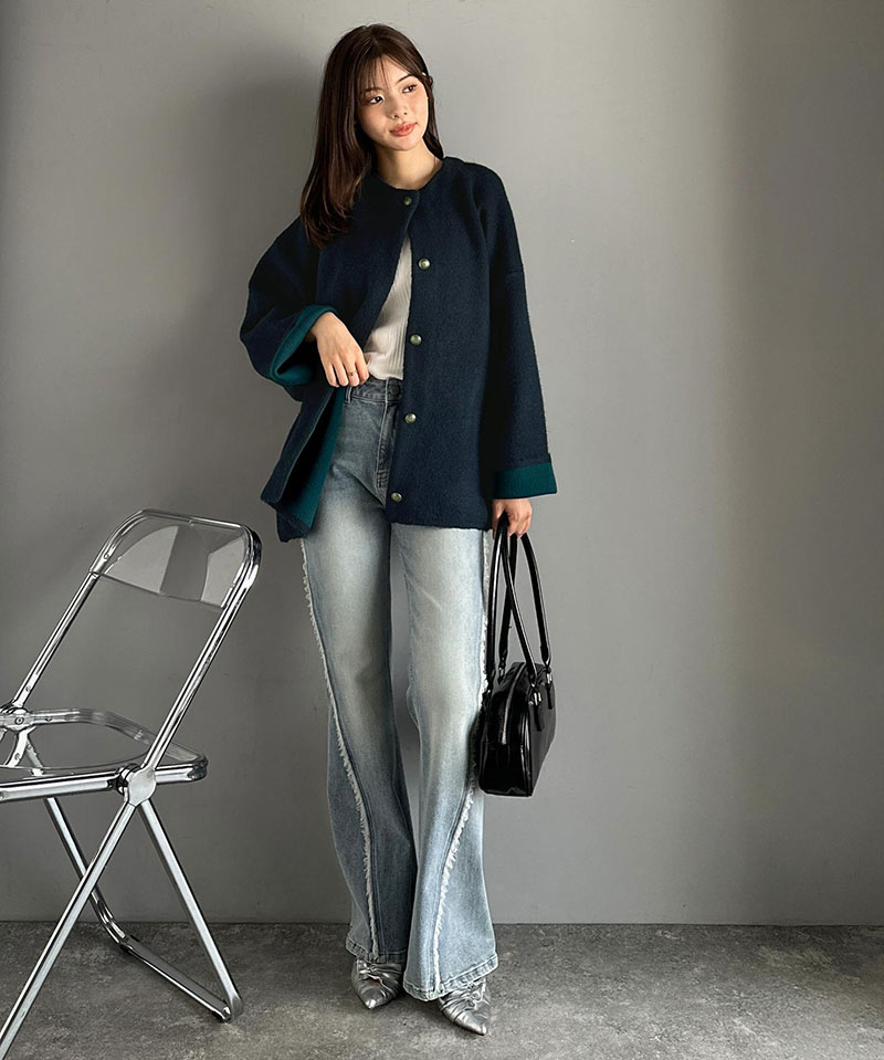 \12/15まで まとめ買い がお得!! 3点以上で10％OFF／ 【 クラシカルエルフ classical elf 】カーディガン ...