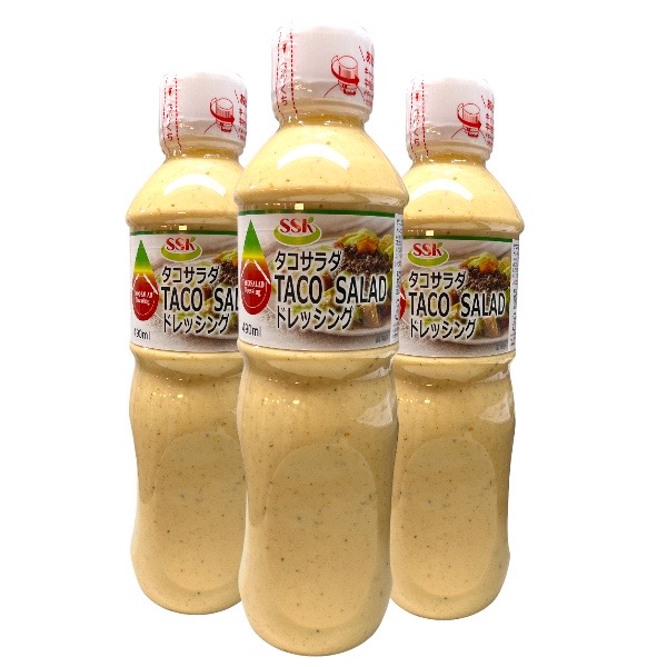 【楽天市場】SSK タコサラダドレッシング 490ml×3本 セット TACO SALAD タコス にぴったり：クラシカルコーヒーロースター