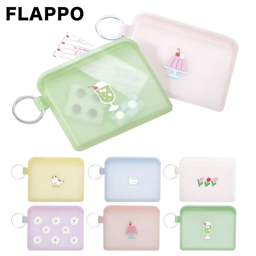 【楽天市場】FLAPPO 小銭入れ コインケース カード入れ カードケース シリコン：スクールファッション classroom