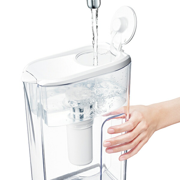 【楽天市場】【10％OFFクーポン対象】 クリンスイ ポット型浄水器 CP407-WT 1.9リットル ポット 除菌 浄水器 ポット浄水器 ピッチャー ピッチャー型 大容量 高性能 三菱 ...