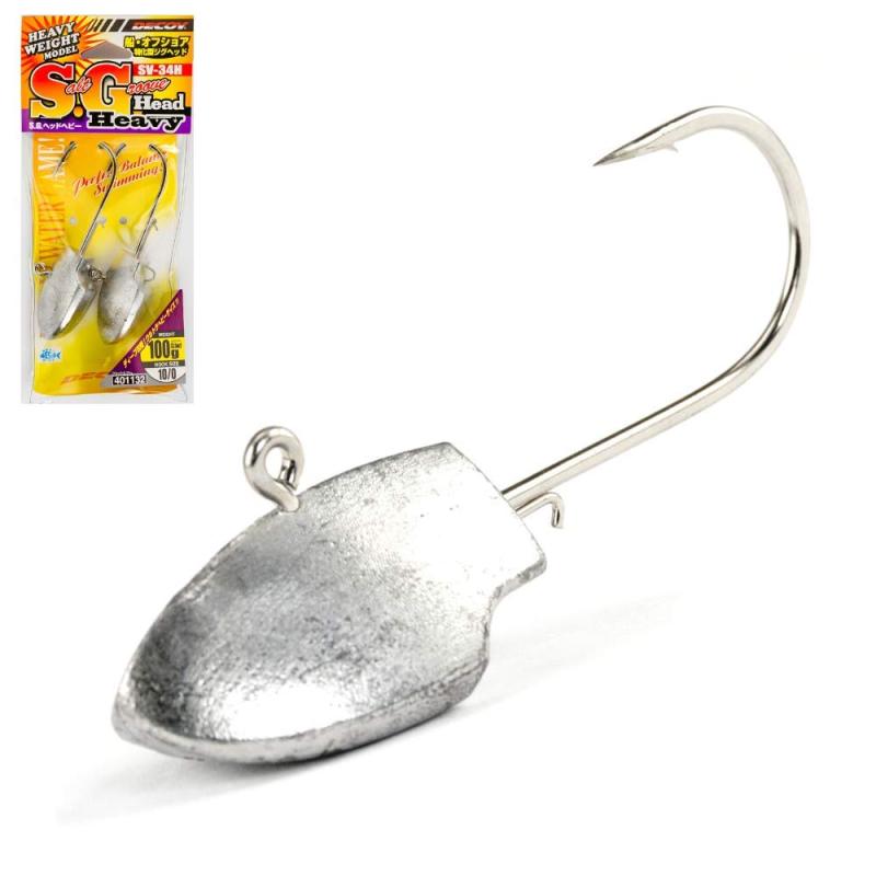 【楽天市場】カツイチ(Katsuichi) デコイ SV-34H SGヘッド ヘビー #5/0 36g：clearstore
