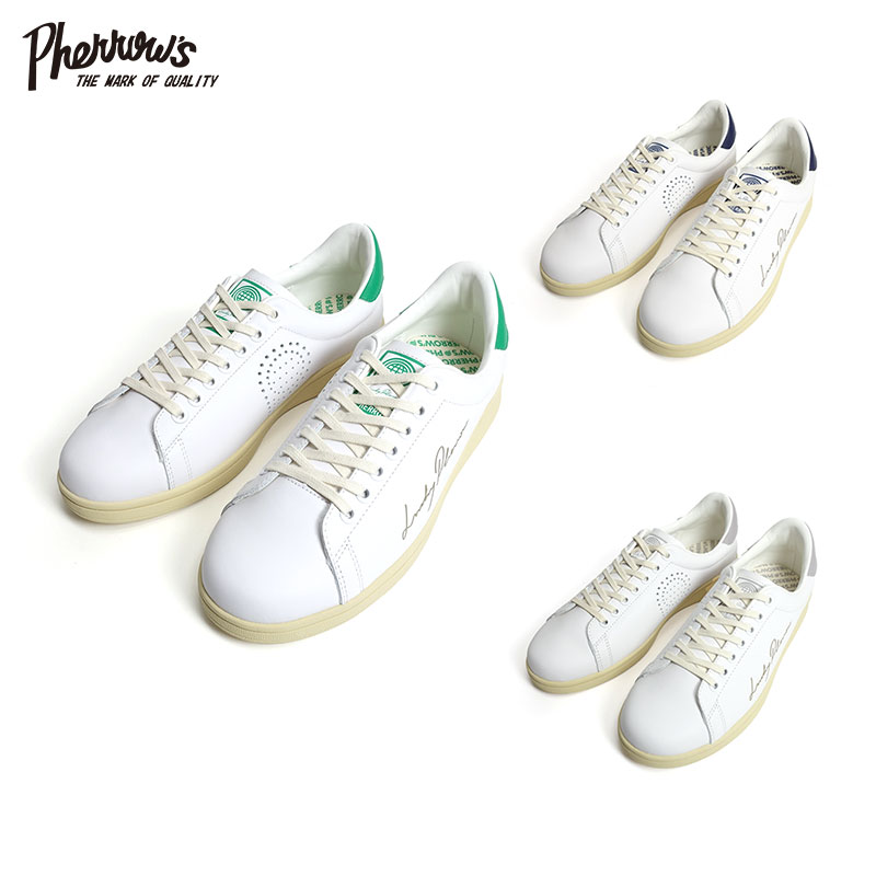 【楽天市場】フェローズ Pherrow's [26S-LUCKYPHERROW] 35周年記念 限定レザースニーカー 35th ...