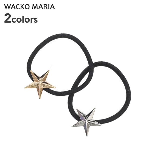 【楽天市場】正規品・本物保証 新品 ワコマリア WACKO MARIA HAIR BAND(STAR) ヘアバンド ヘアゴム メンズ ...