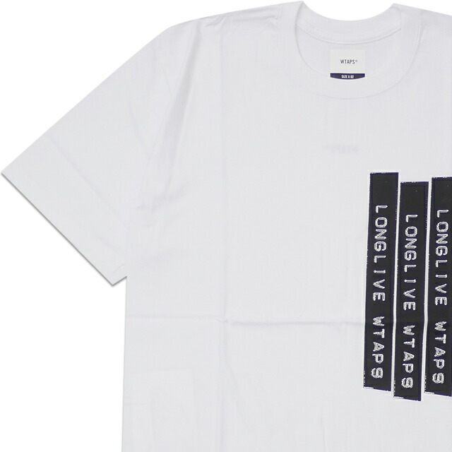 【楽天市場】【24年12月度 8度目の月間優良ショップ受賞】 新品 ダブルタップス WTAPS BAR TEE Tシャツ WHITE ホワイト ...