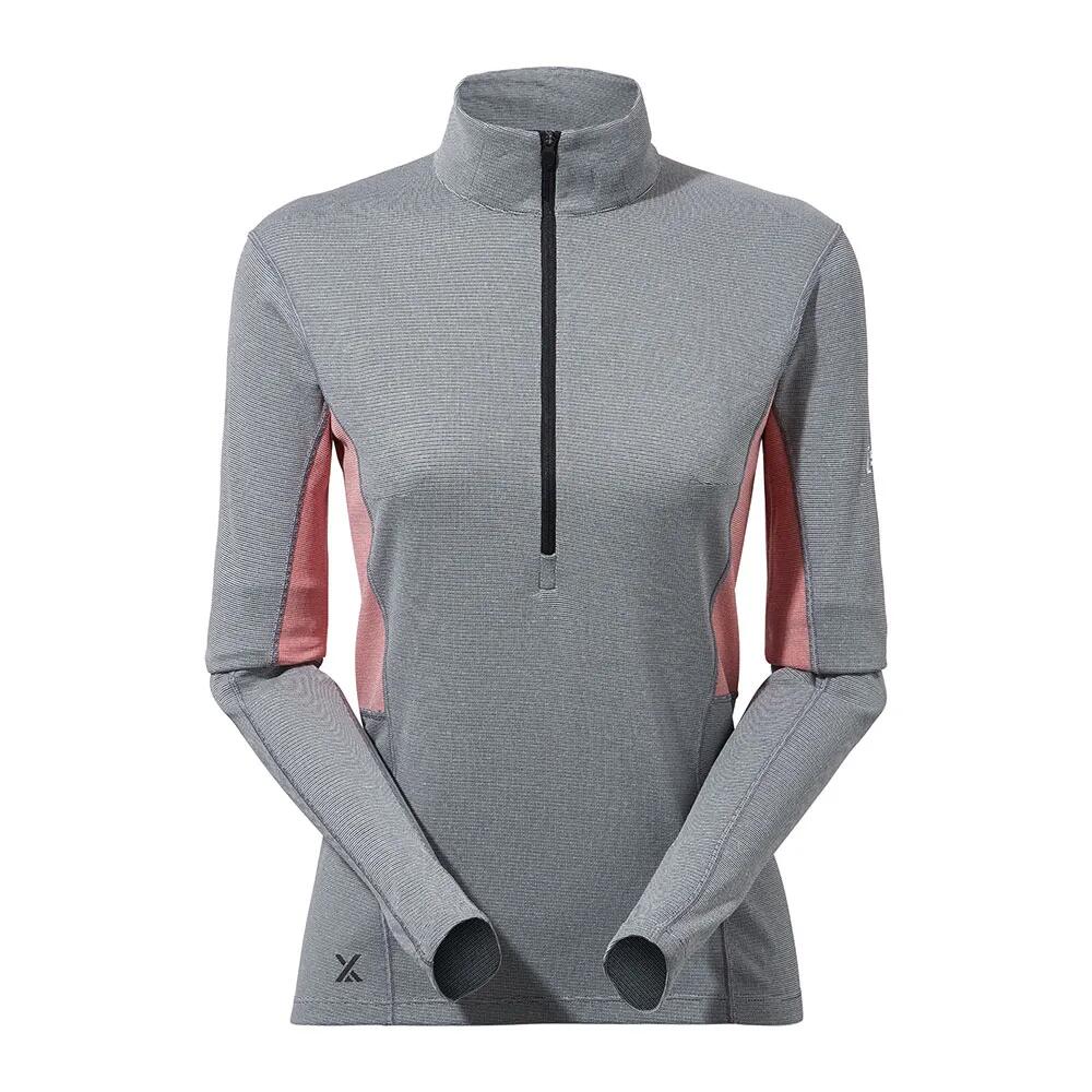 【楽天市場】バーグハウス MTN ガイド ポラテック パワー ウール ハーフジップ フリース レディース （ JetBlack ...