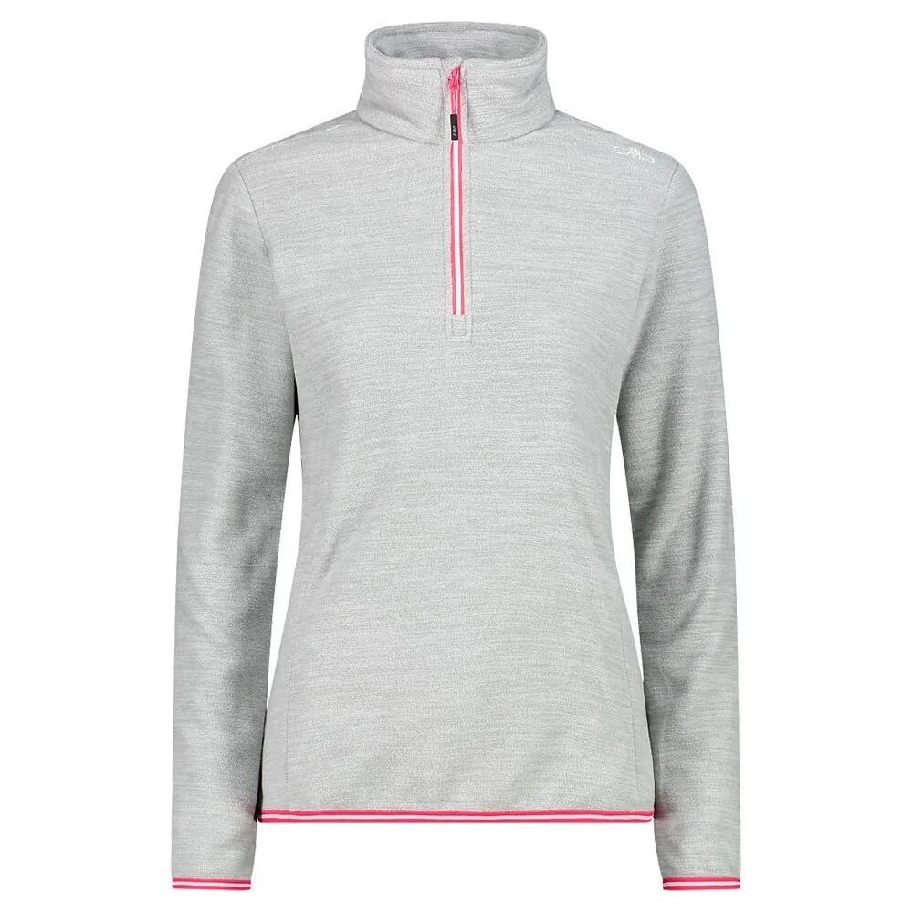 【楽天市場】CMP スウェット 32G0646 ハーフジップ フリース レディース （ Ice Melange / Strawberry ...
