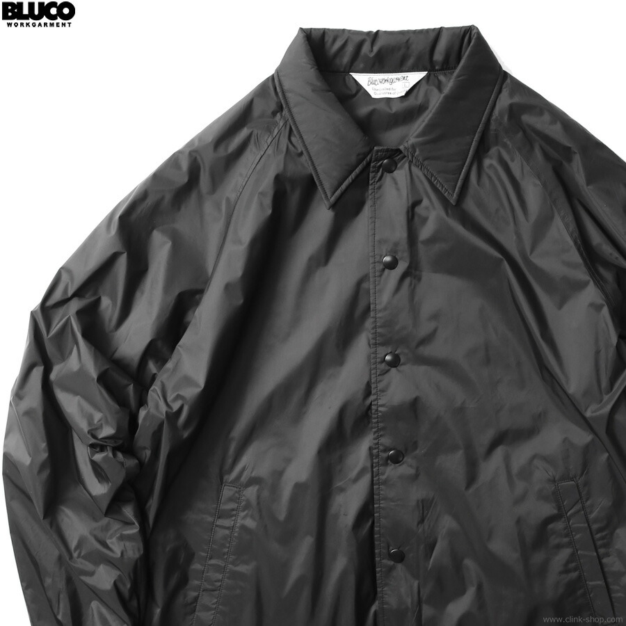 【楽天市場】BLUCO ブルコ BLUCO STANDARD COACH JACKET (BLACK) [050] メンズ ジャケット ...