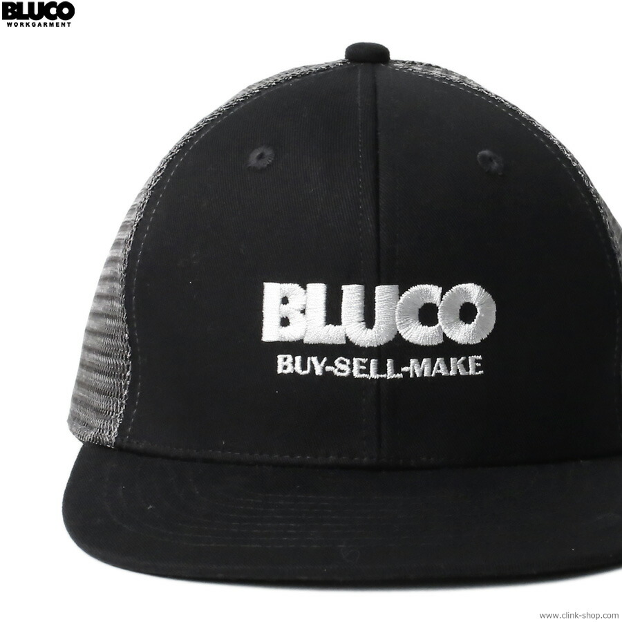 【楽天市場】BLUCO ブルコ BLUCO 6PANEL MESH CAP - Logo - (BLACK-GRAY) [143-61-001 ...