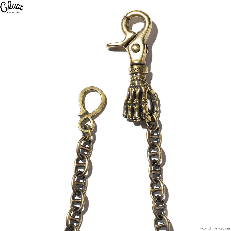 【楽天市場】CLUCT クラクト ウォレットチェーン メンズ 真鍮 BRASS ブラス CLUCT LUCK WALLET CHAIN ...