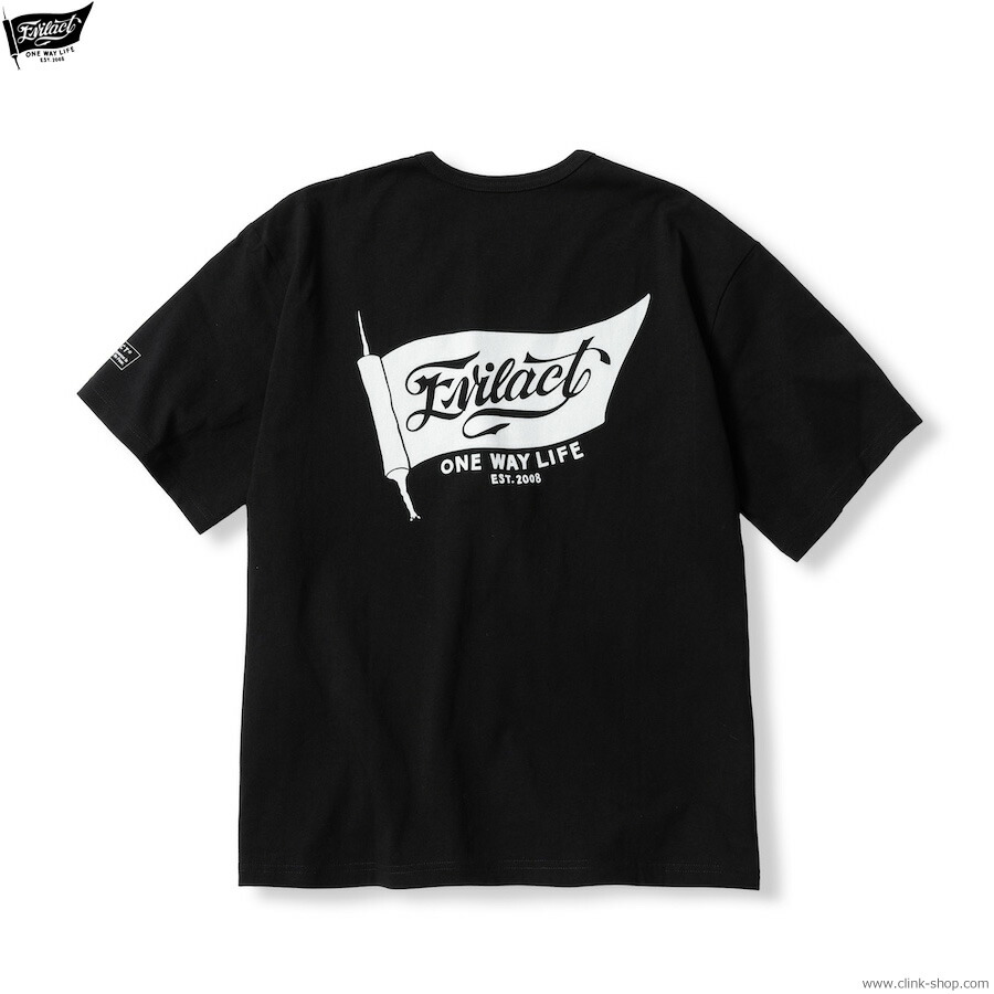 【楽天市場】EVILACT イーブルアクト 半袖Tシャツ メンズ オールシーズン 綿100％ ブラック M-XL EVILACT FLAG ...