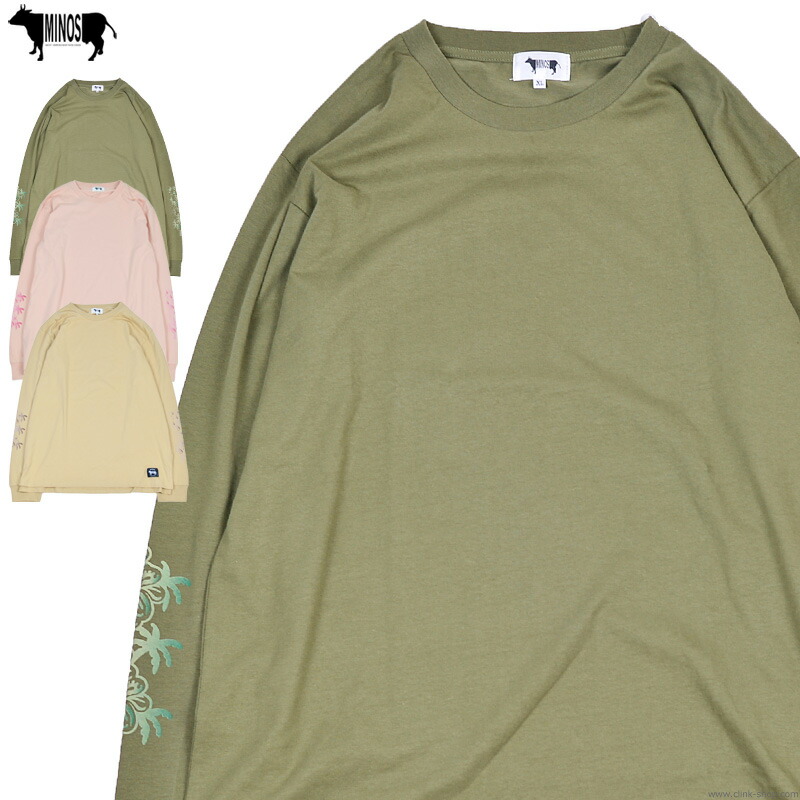 【楽天市場】MINOS ミノス MINOS LS ALWAYS IN MY HEART TEE [MNV20-TE01] メンズ トップス ...