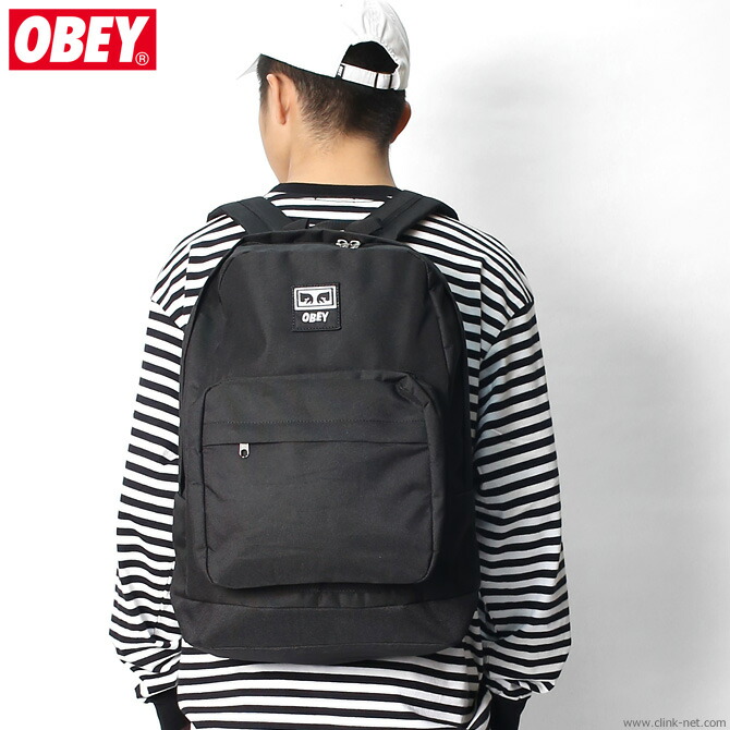 【楽天市場】【OBEY】 オベイ OBEY DROP OUT JUVEE BACKPACK (BLACK) メンズ バック バックパック：clink