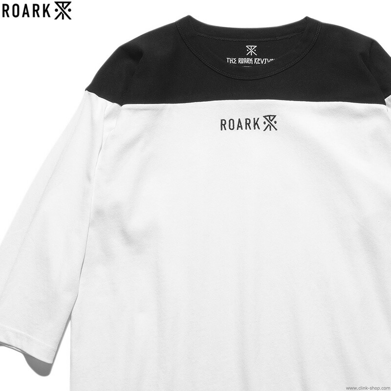 【楽天市場】ROARK REVIVAL ロアーク リバイバル ROARK REVIVAL "LOGO" FOOTBALL TEE (WHITE ...