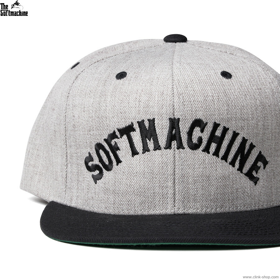 【楽天市場】SOFTMACHINE ソフトマシーン キャップ メンズ グレー フリー SOFTMACHINE GEORGE CAP (GRAY) ヘッドギア キャップ スナップバック ロゴ：clink