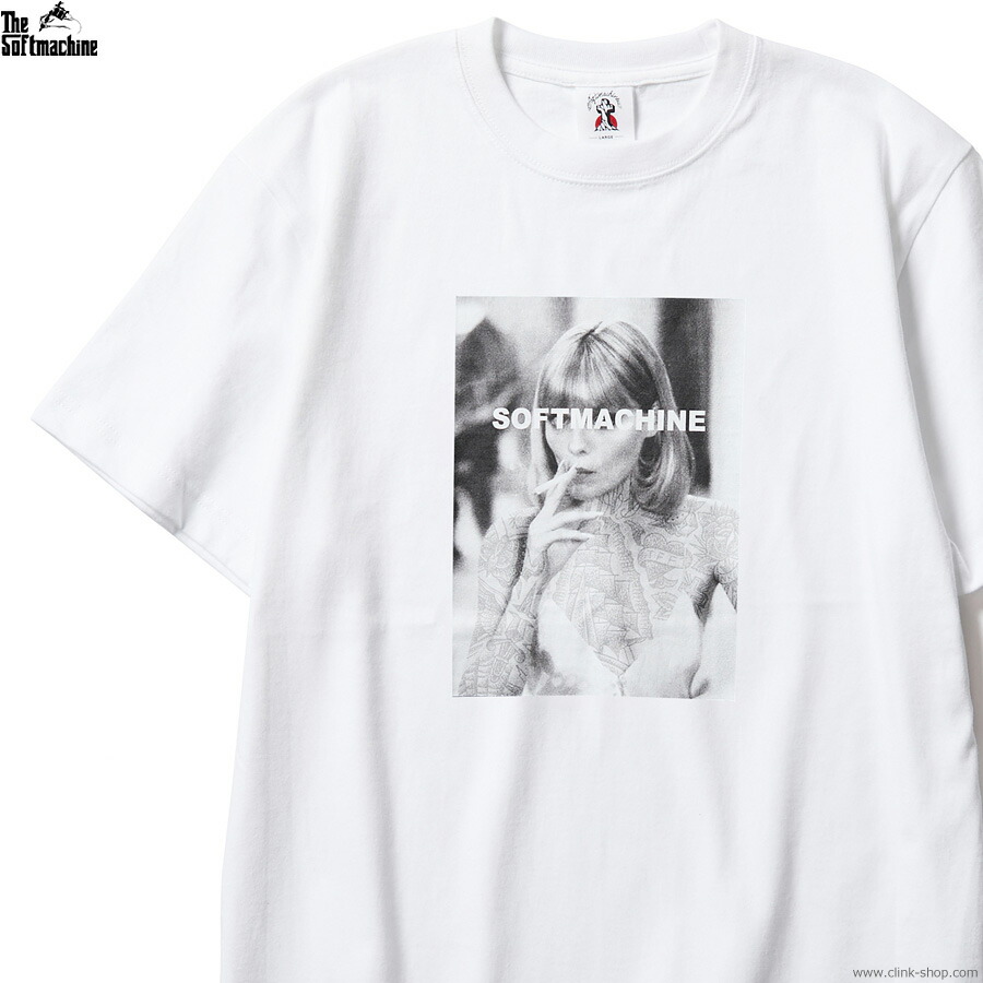 【楽天市場】SOFTMACHINE ソフトマシーン 半袖Tシャツ メンズ オールシーズン 綿100％ ホワイト M-XL SOFTMACHINE ELVIRA-T (WHITE) TATTO ...