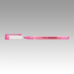 【楽天市場】【1000円以上お買い上げで送料無料♪】クラウン クラウンラインマーカー 太字 ピンク CR-LM8-PI - メール便発送：Clips クリップス