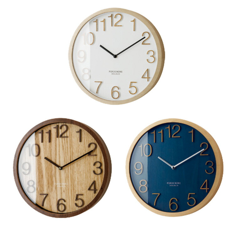 【楽天市場】壁掛けフック特典有★掛け時計 電波時計 プロック Plock CL-2940 インターフォルム 壁掛け時計 アナログ 男前 木 北欧 カラフル 壁掛け電波時計 結婚祝い 新築祝い ...