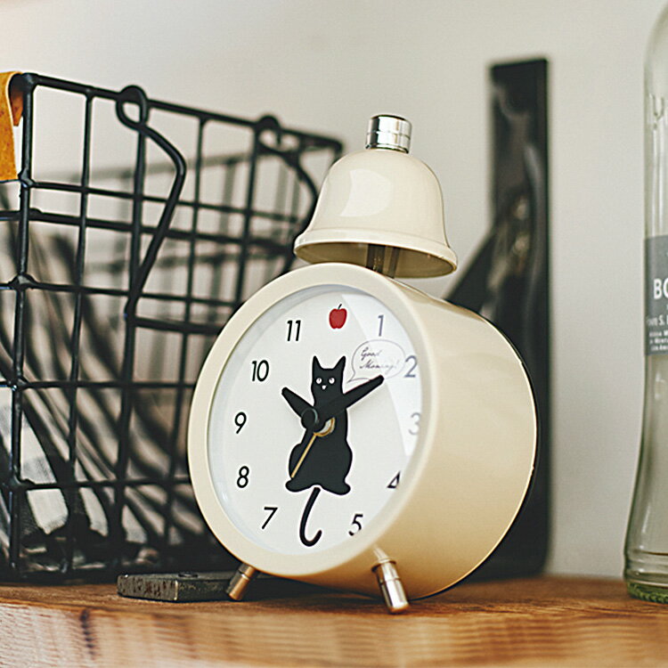 【楽天市場】置き時計 目覚まし時計 リトルダンサーズ-ベル- インターフォルム interform CL-3039 ステップムーブメント ...