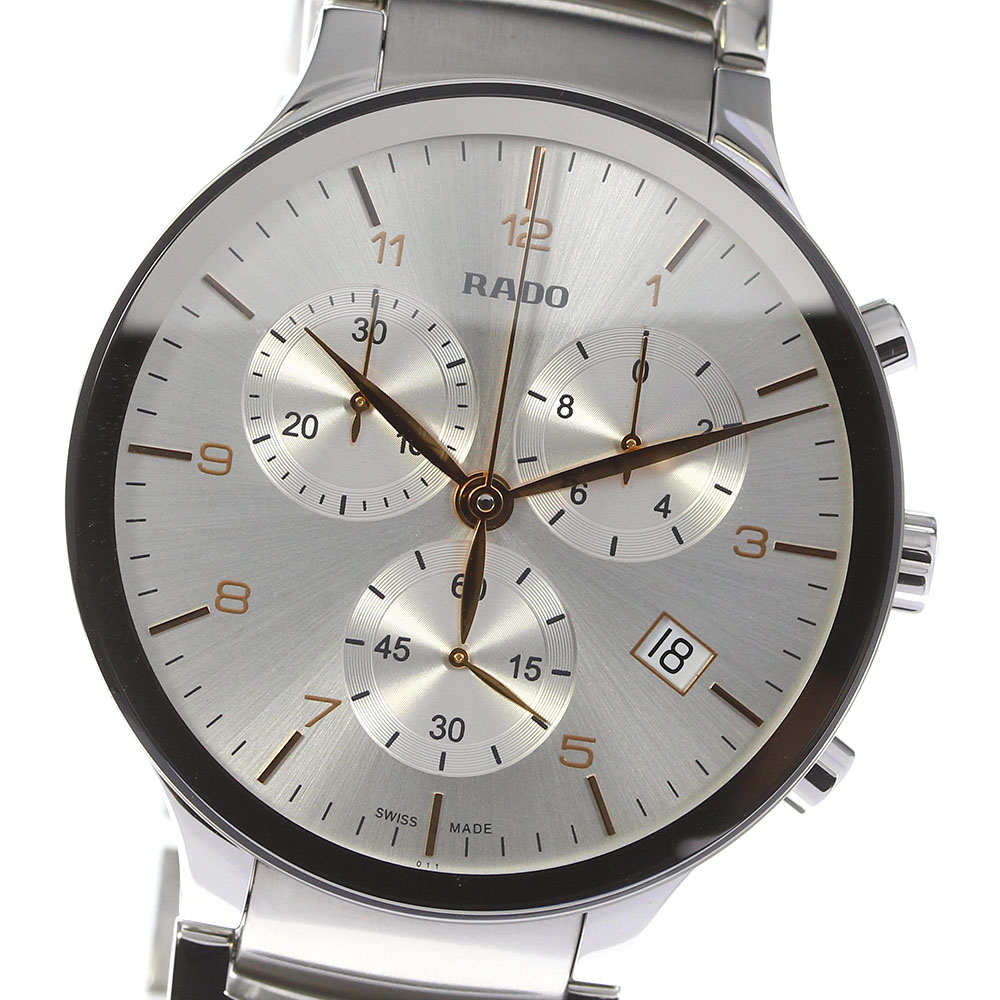 【楽天市場】☆美品 箱・取説・保証書付【RADO】ラドー セントリックス クロノグラフ R30122113 クォーツ メンズ【中古】：CLOSER