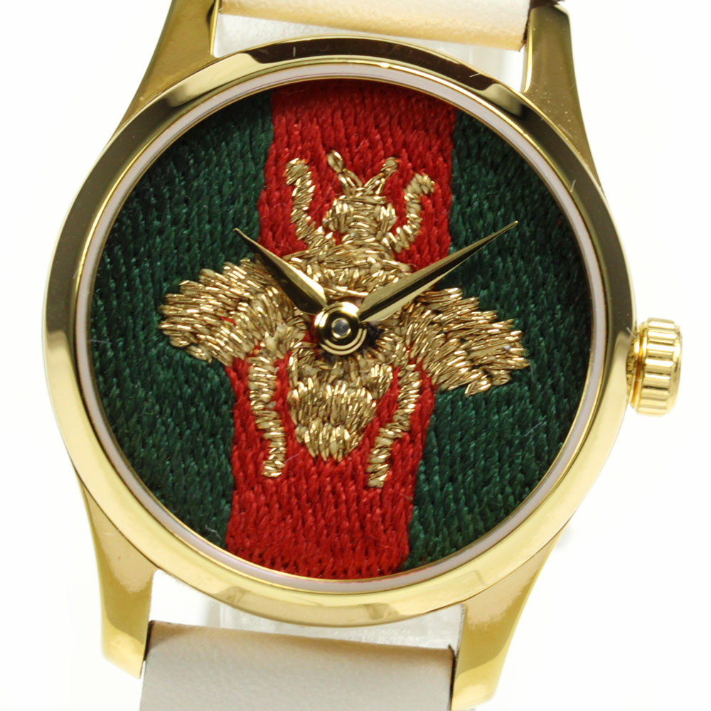 【楽天市場】☆良品 箱・保証書・取説付【GUCCI】グッチ G-タイムレス 126.5/YA1265009 クォーツ レディース【中古】：CLOSER