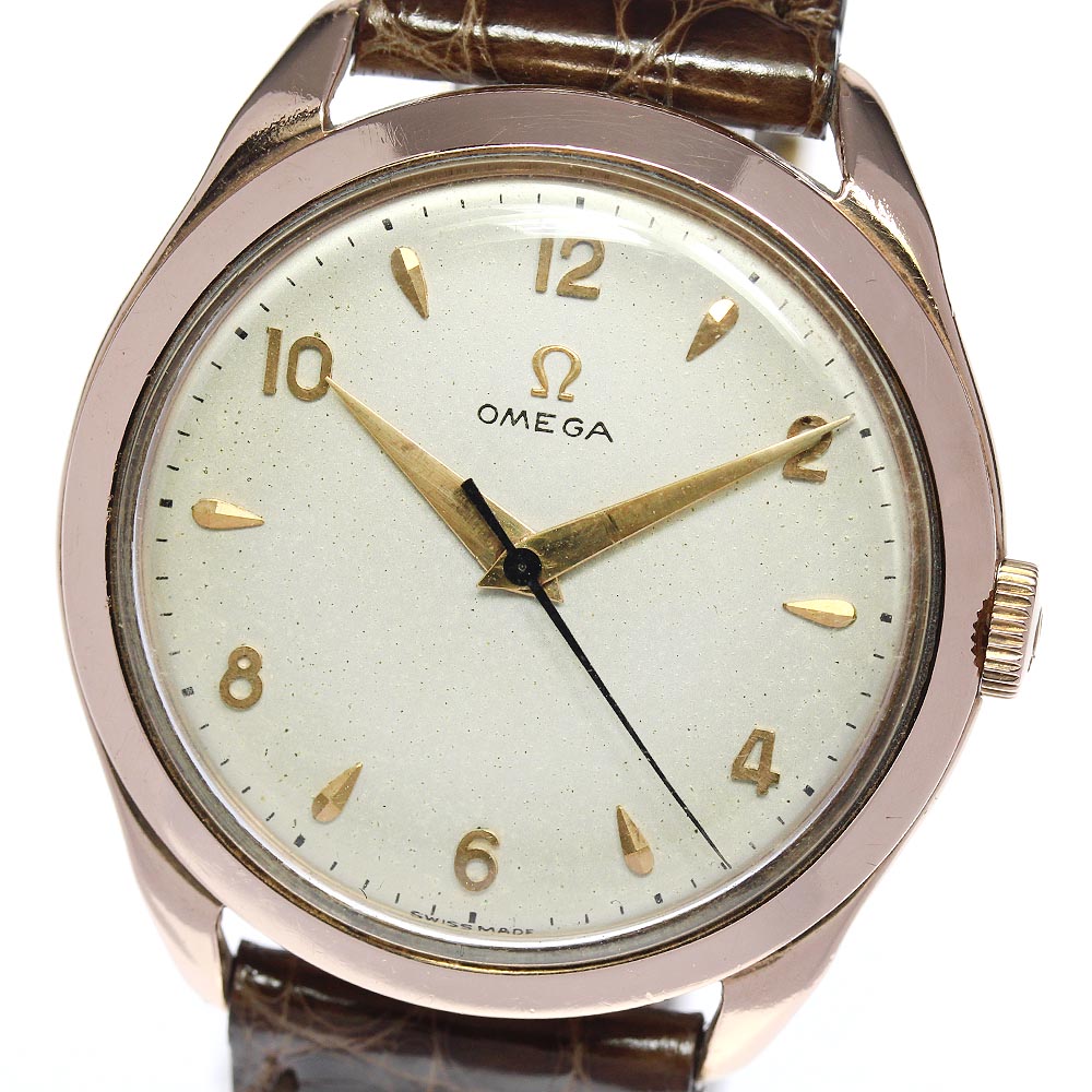 【楽天市場】☆訳あり【OMEGA】オメガ アンティーク K14PG Ref.2624 cal.265 手巻き メンズ【中古】：CLOSER