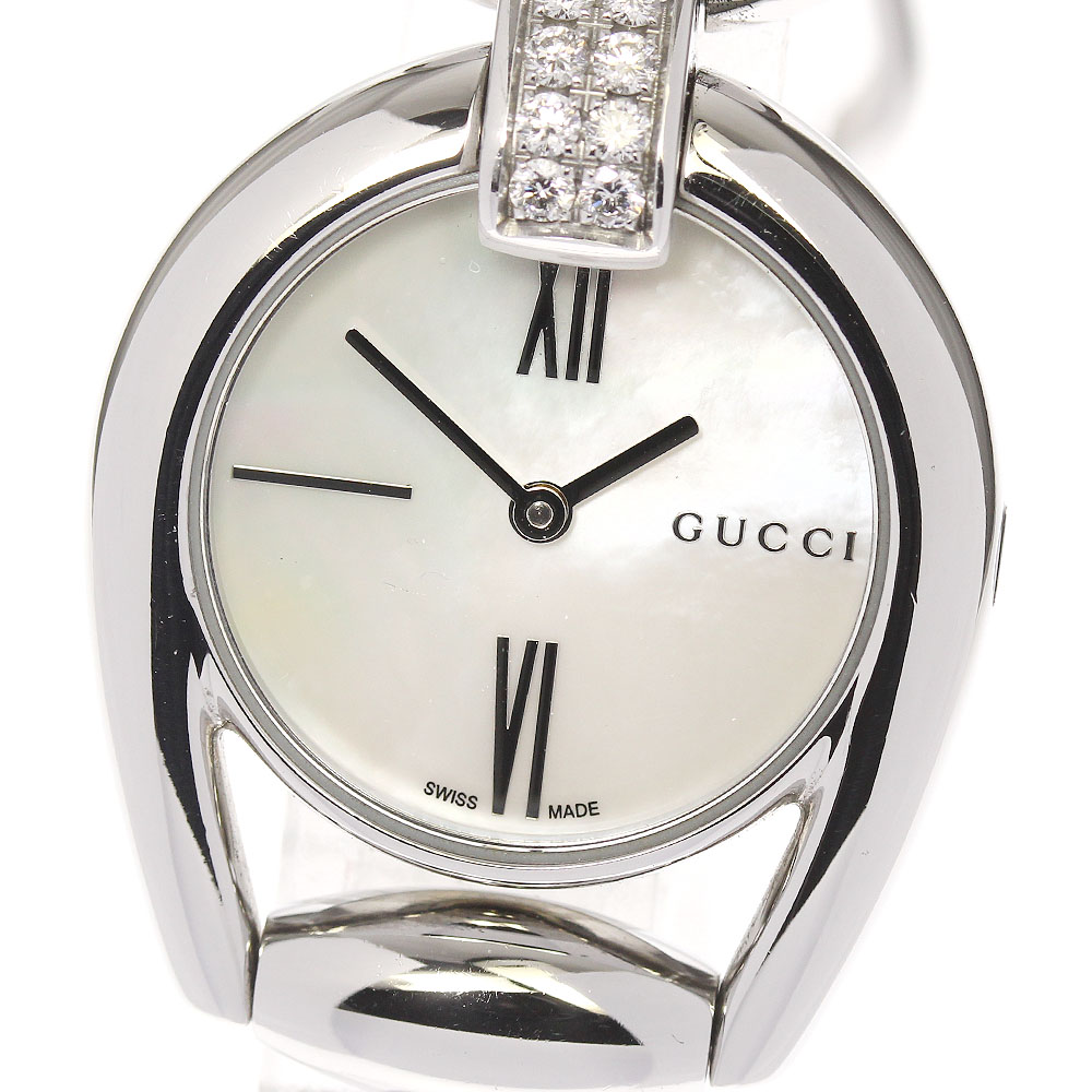 【楽天市場】【GUCCI】グッチ ホースビット 139.5/YA139504 ダイヤクォーツ レディース【中古】：CLOSER