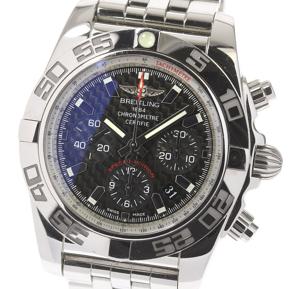 【楽天市場】☆訳あり【BREITLING】ブライトリング クロノマット 44 クロノグラフ AB0110 自動巻き メンズ【中古】：CLOSER