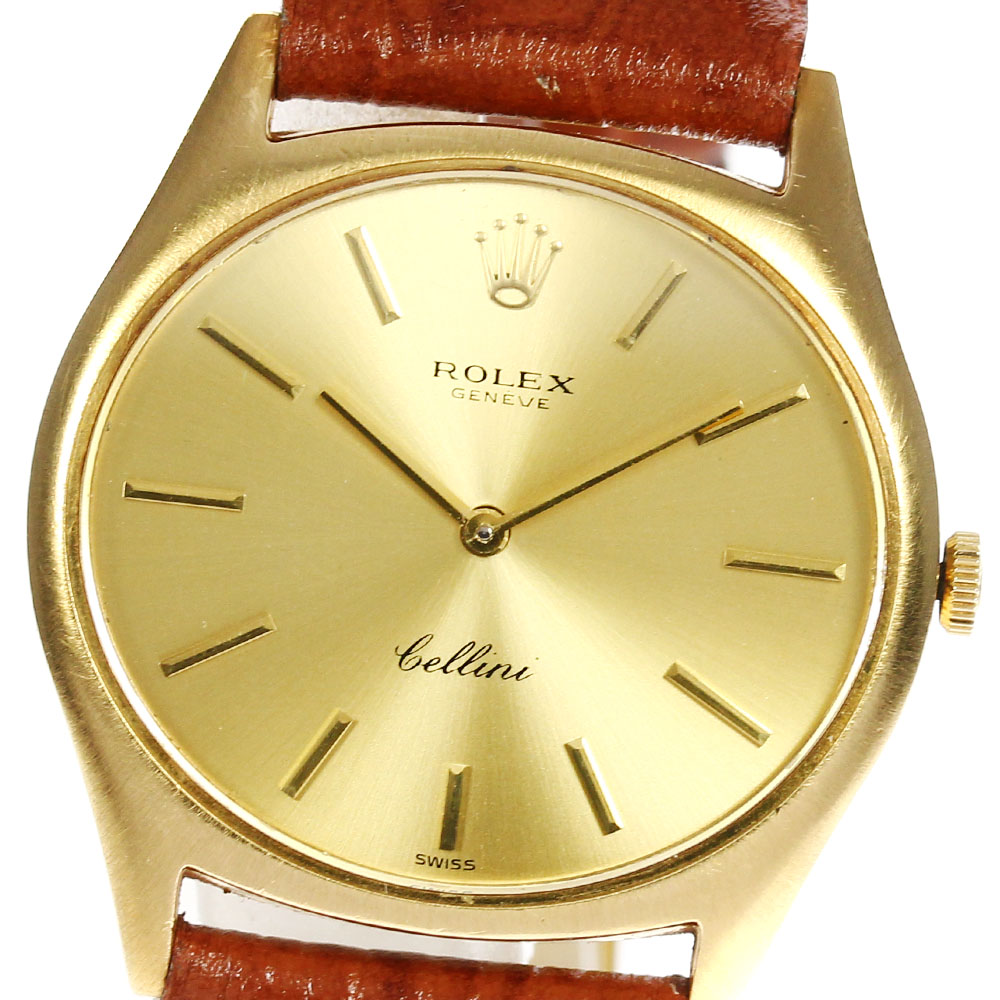 【楽天市場】【ROLEX】ロレックス チェリーニ K18YG Cal.1601 手巻き メンズ_701373【中古】：CLOSER