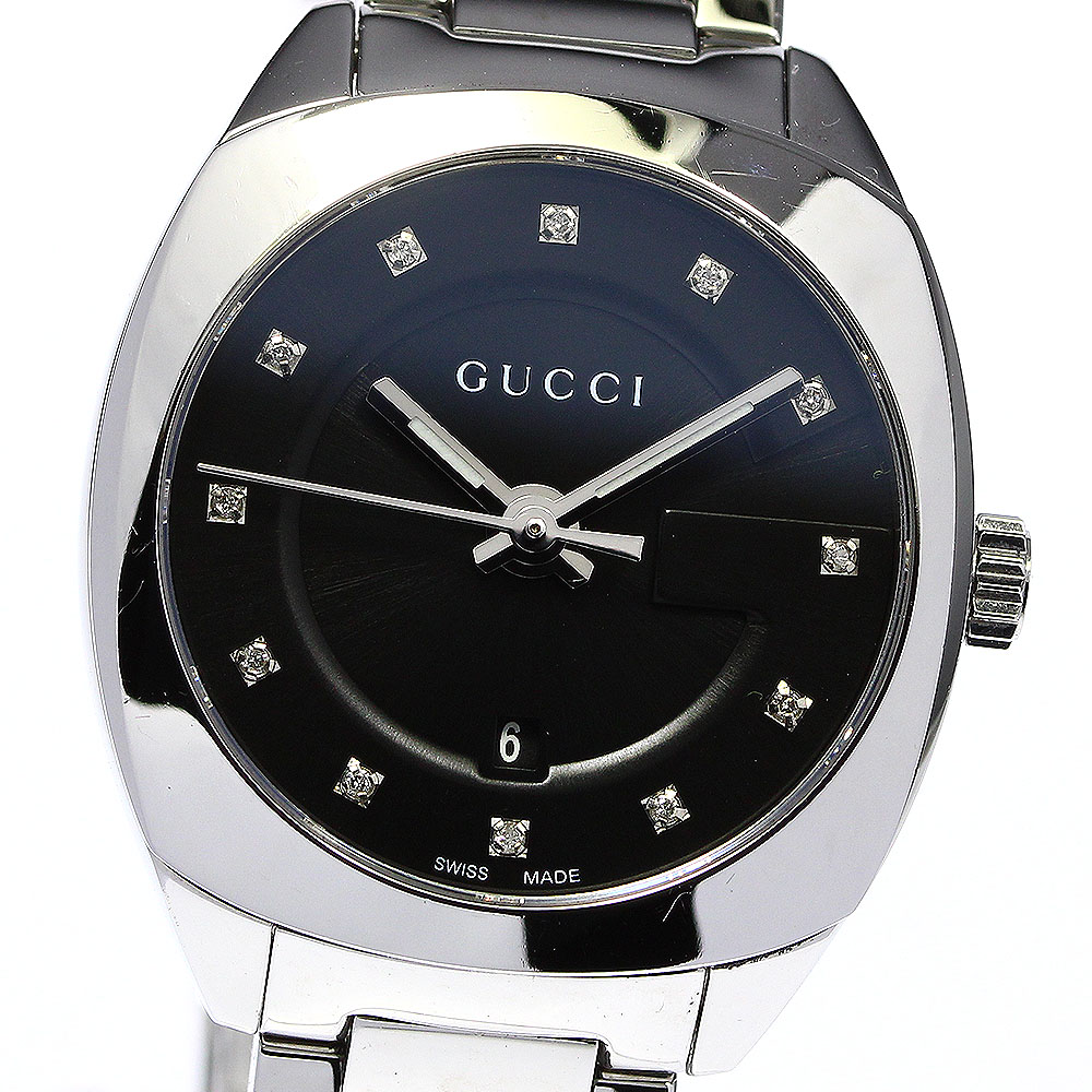 【楽天市場】【GUCCI】グッチ ミドルウォッチ 12Pダイヤ YA142503/142.5 クォーツ レディース_697365【中古】：CLOSER