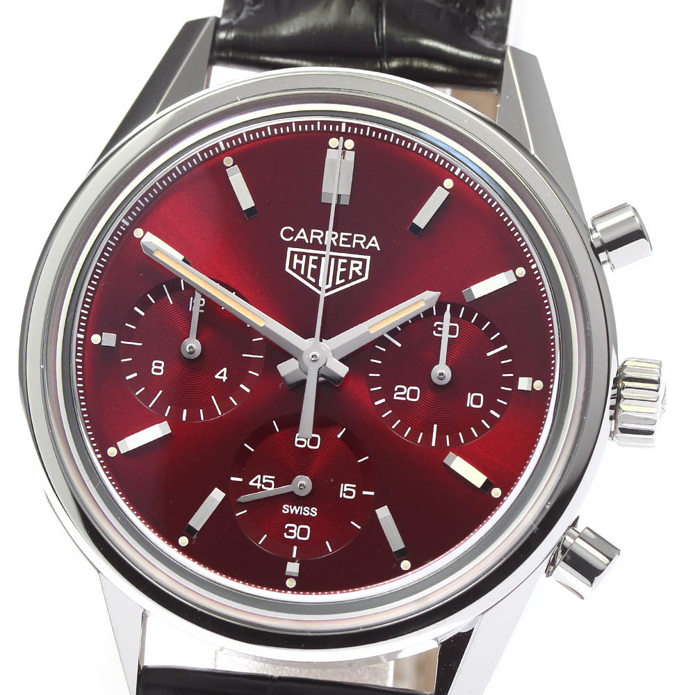 【楽天市場】☆未使用品★箱・保証書付き【TAG HEUER】タグホイヤー カレラ キャリバーホイヤー02 クロノグラフ CBK221G 自動 ...
