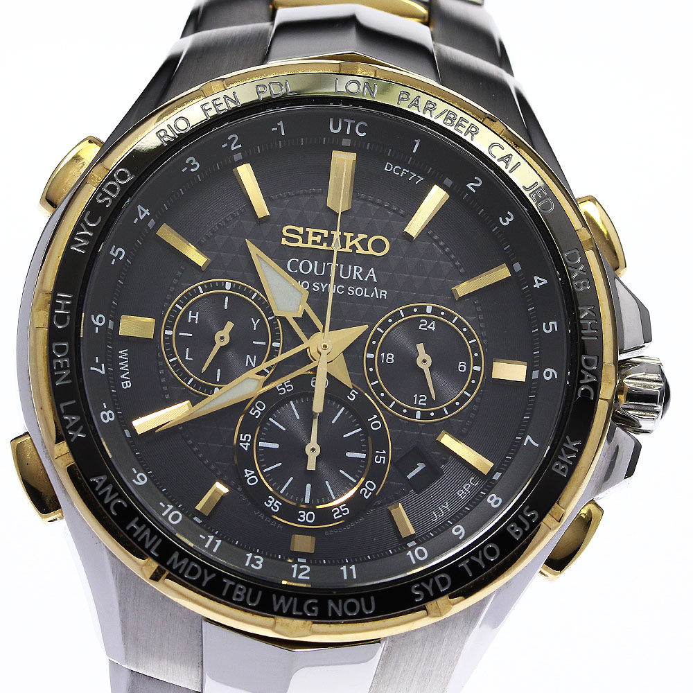 【楽天市場】☆美品★内箱・保証書付き【SEIKO】セイコー COUTURA コーチュラ 8B92-0AL0 ソーラー電波 メンズ_704637 ...