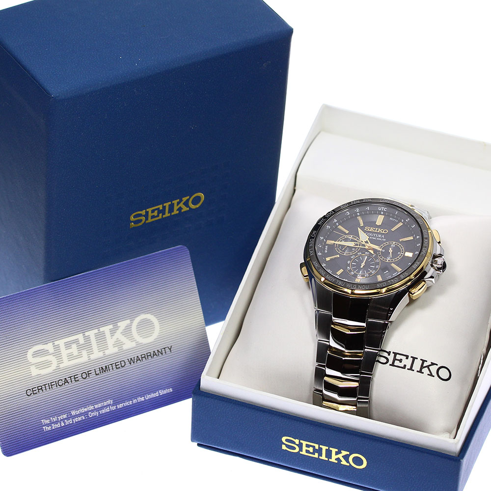【楽天市場】☆美品★内箱・保証書付き【SEIKO】セイコー COUTURA コーチュラ 8B92-0AL0 ソーラー電波 メンズ_704637 ...