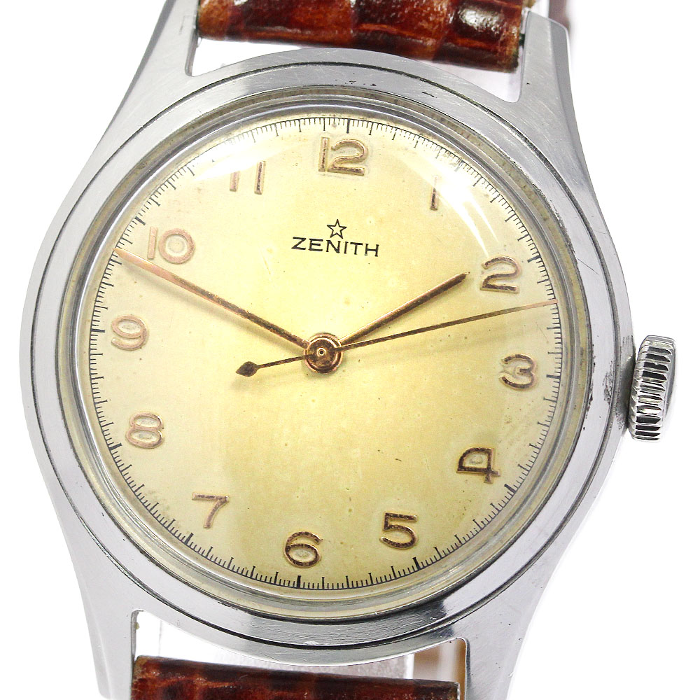 【楽天市場】【ZENITH】ゼニス Cal.106 ヴィンテージ 手巻き ボーイズ_714001【中古】：CLOSER
