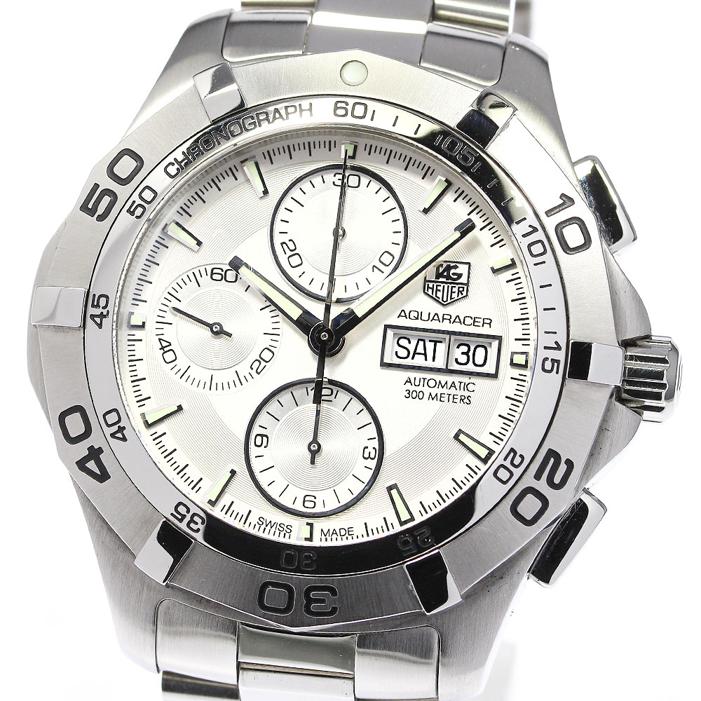 【楽天市場】☆良品【TAG HEUER】タグホイヤー アクアレーサー クロノグラフ デイデイト CAF2011 自動巻き メンズ_707019 ...