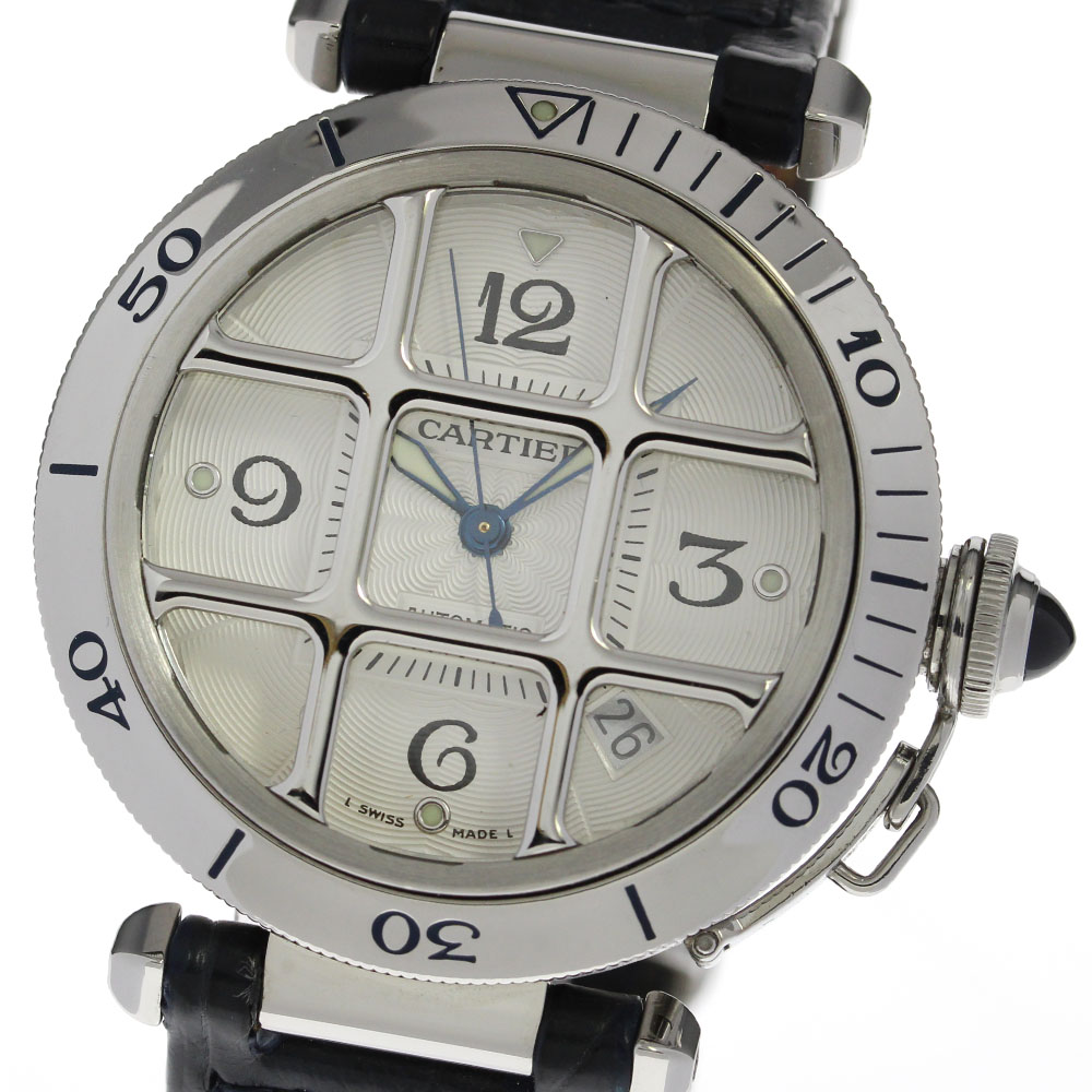 【楽天市場】【CARTIER】カルティエ パシャ38mm グリッド デイト W3104055 自動巻き メンズ_715300【中古】：CLOSER