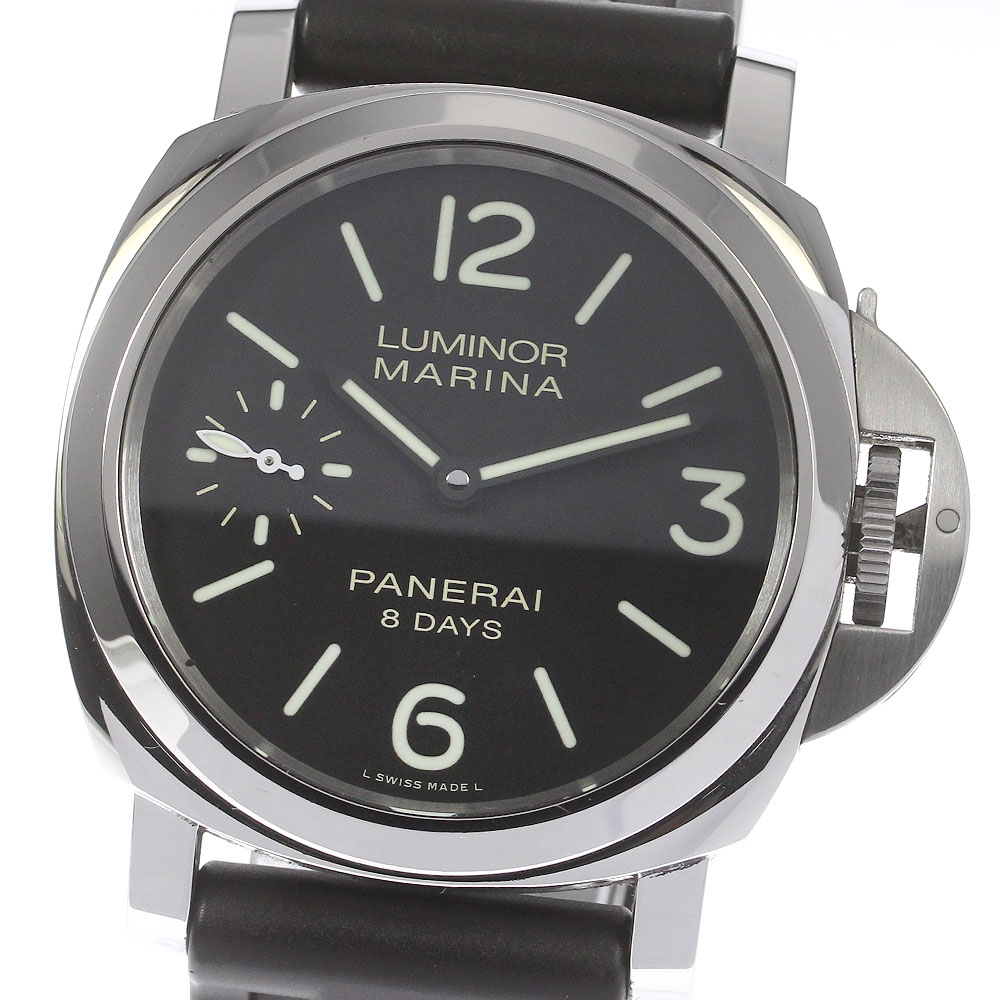 【楽天市場】☆良品【PANERAI】パネライ ルミノール マリーナ 8デイズ 44mm PAM00510 手巻き メンズ_714371 ...