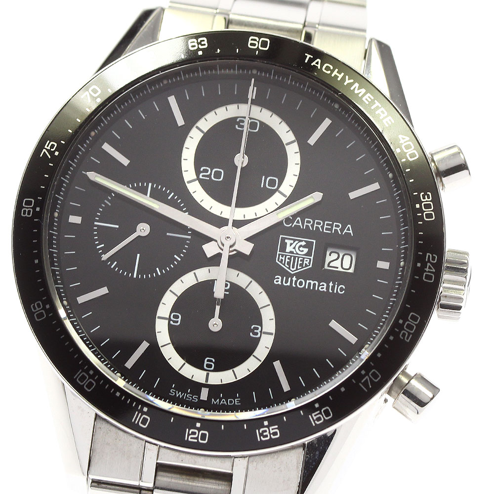 【楽天市場】【TAG HEUER】タグホイヤー カレラ クロノグラフ CV2010 自動巻き メンズ_730791【中古】：CLOSER