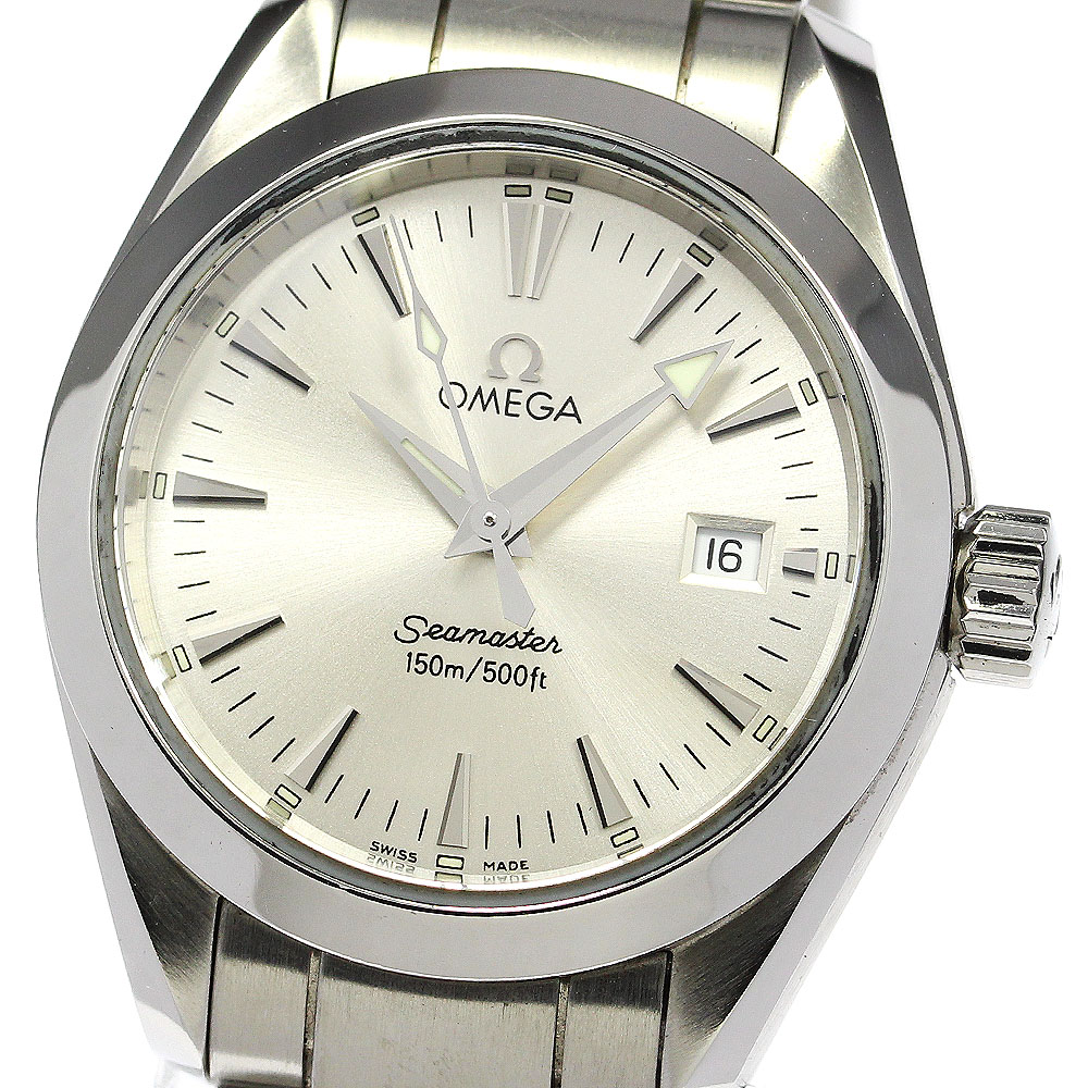 【楽天市場】☆美品 【OMEGA】オメガ シーマスター アクアテラ デイト 2577.30 クォーツ レディース_722499【中古】：CLOSER