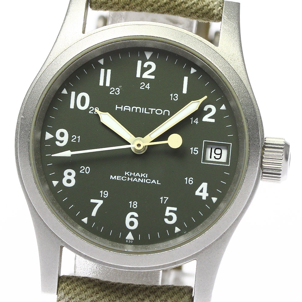 【楽天市場】【HAMILTON】ハミルトン カーキ フィールド デイト H693190 手巻き メンズ_736300【中古】：CLOSER