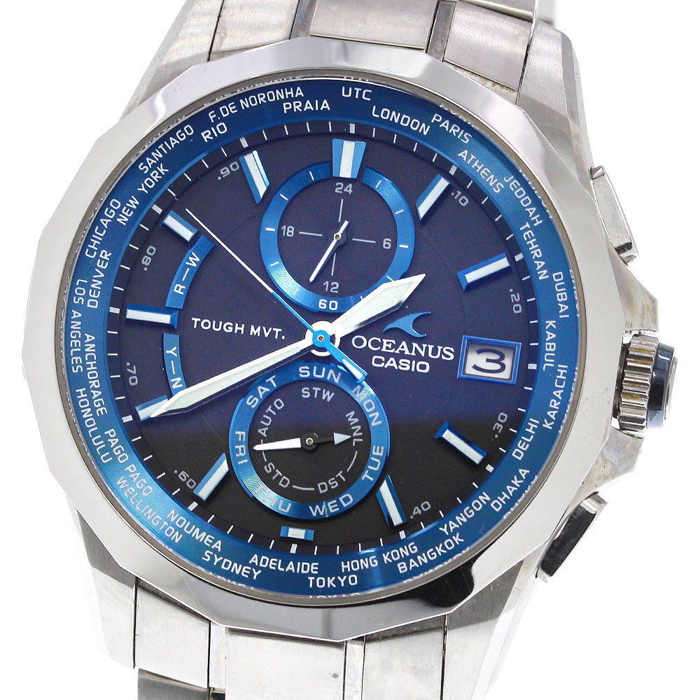 【楽天市場】【CASIO】カシオ オシアナス マンタ OCW-S2000-1AJF ソーラー電波 メンズ_740798【中古】：CLOSER