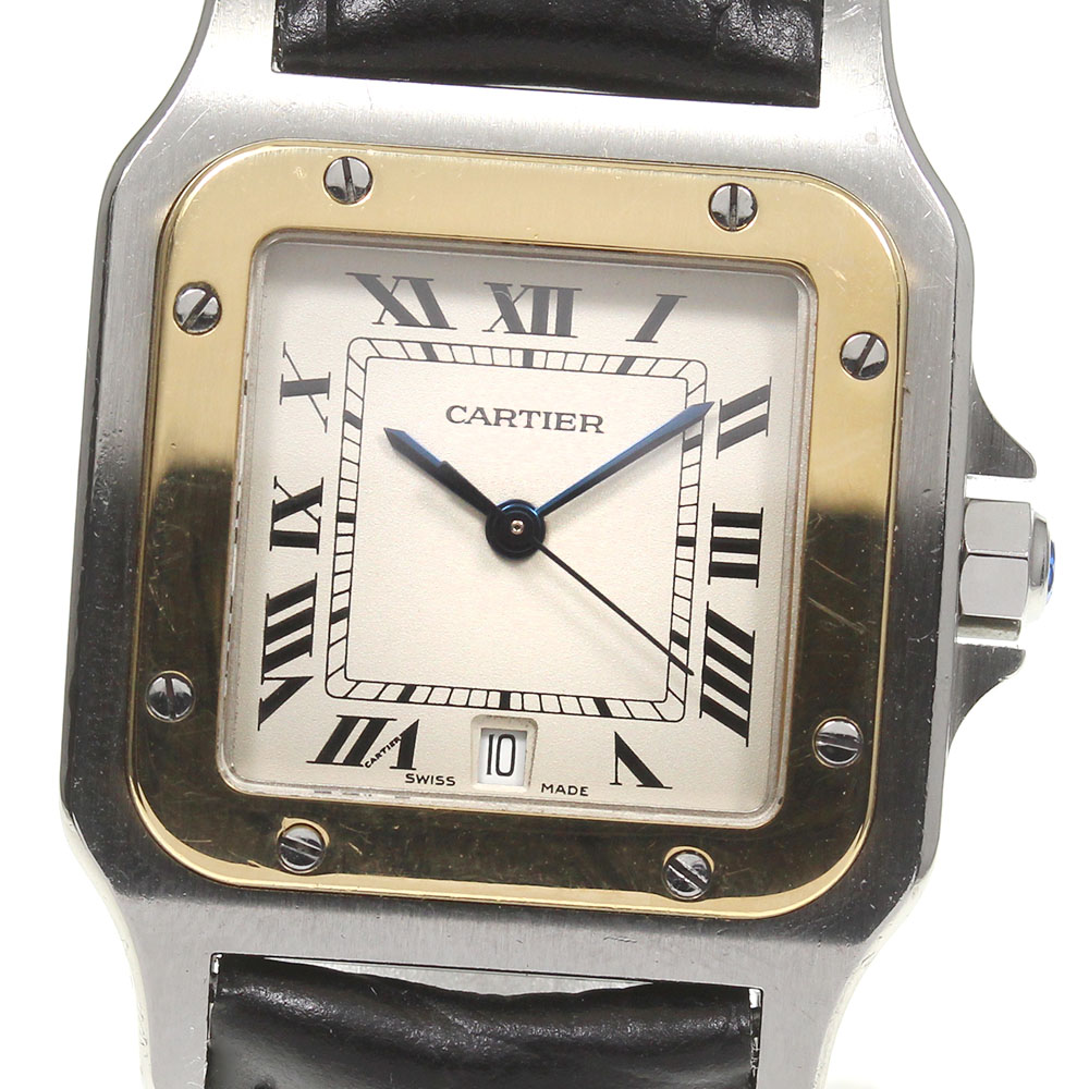 【楽天市場】カルティエ CARTIER W200114A サントスガルべ LM YGベゼル クォーツ メンズ _737869【中古】：CLOSER