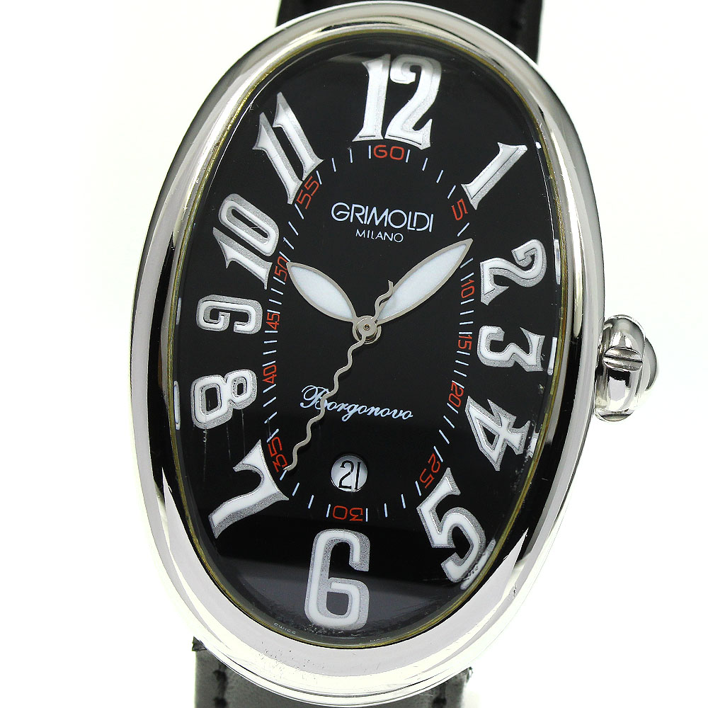 【楽天市場】訳あり グリモルディ GRIMOLDI PAT.MOD ボルゴノーヴォ 自動巻き メンズ _737806【中古】：CLOSER