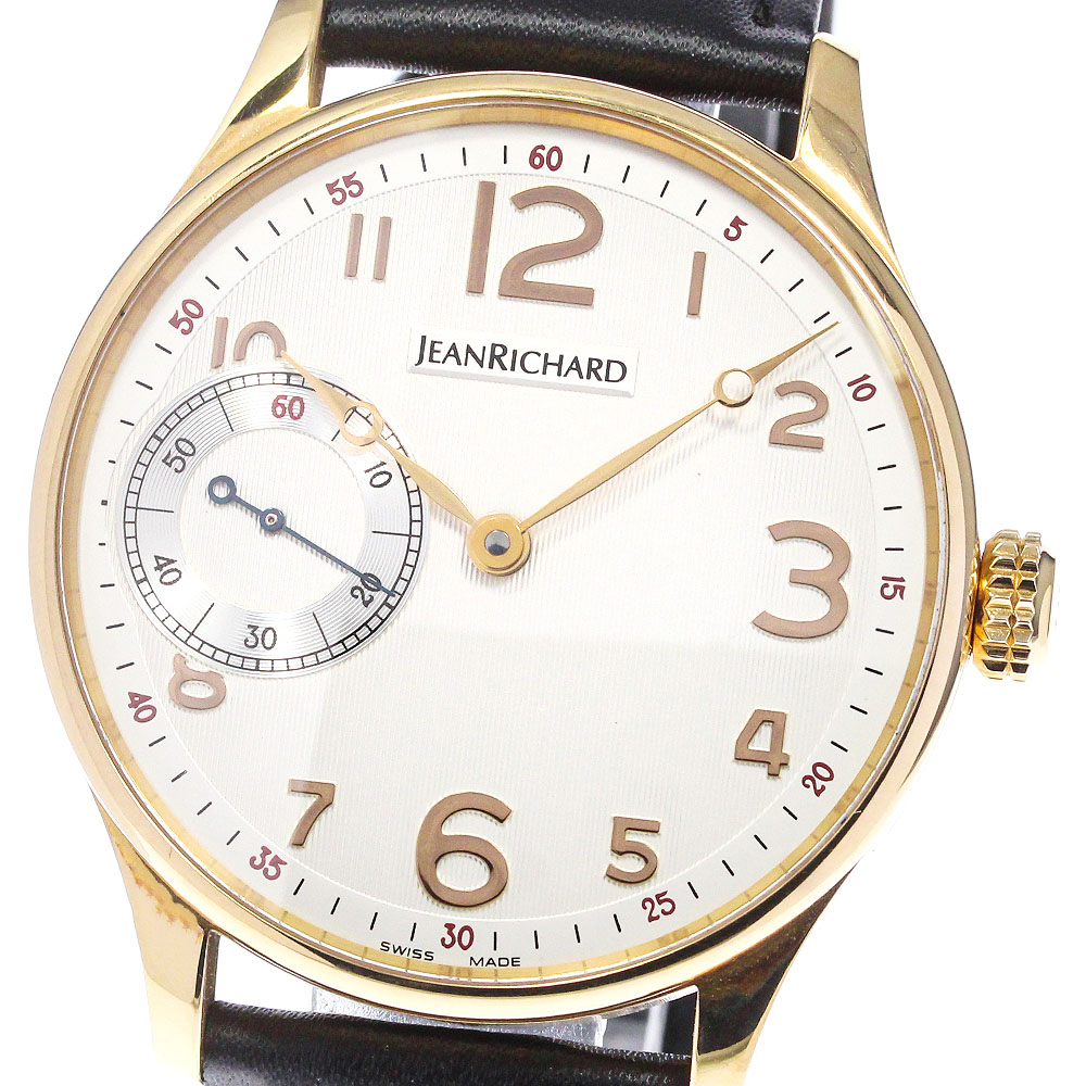 【楽天市場】ジャンリシャール JEANRICHARD 16012 ブレッセル スモールセコンド 手巻き メンズ _738799【中古】：CLOSER