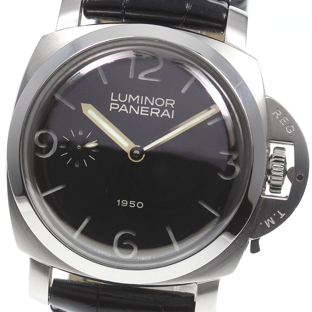 【楽天市場】パネライ PANERAI PAM00127 ルミノール 1950 世界1950本限定 手巻き メンズ 良品 箱・保証書付き ...