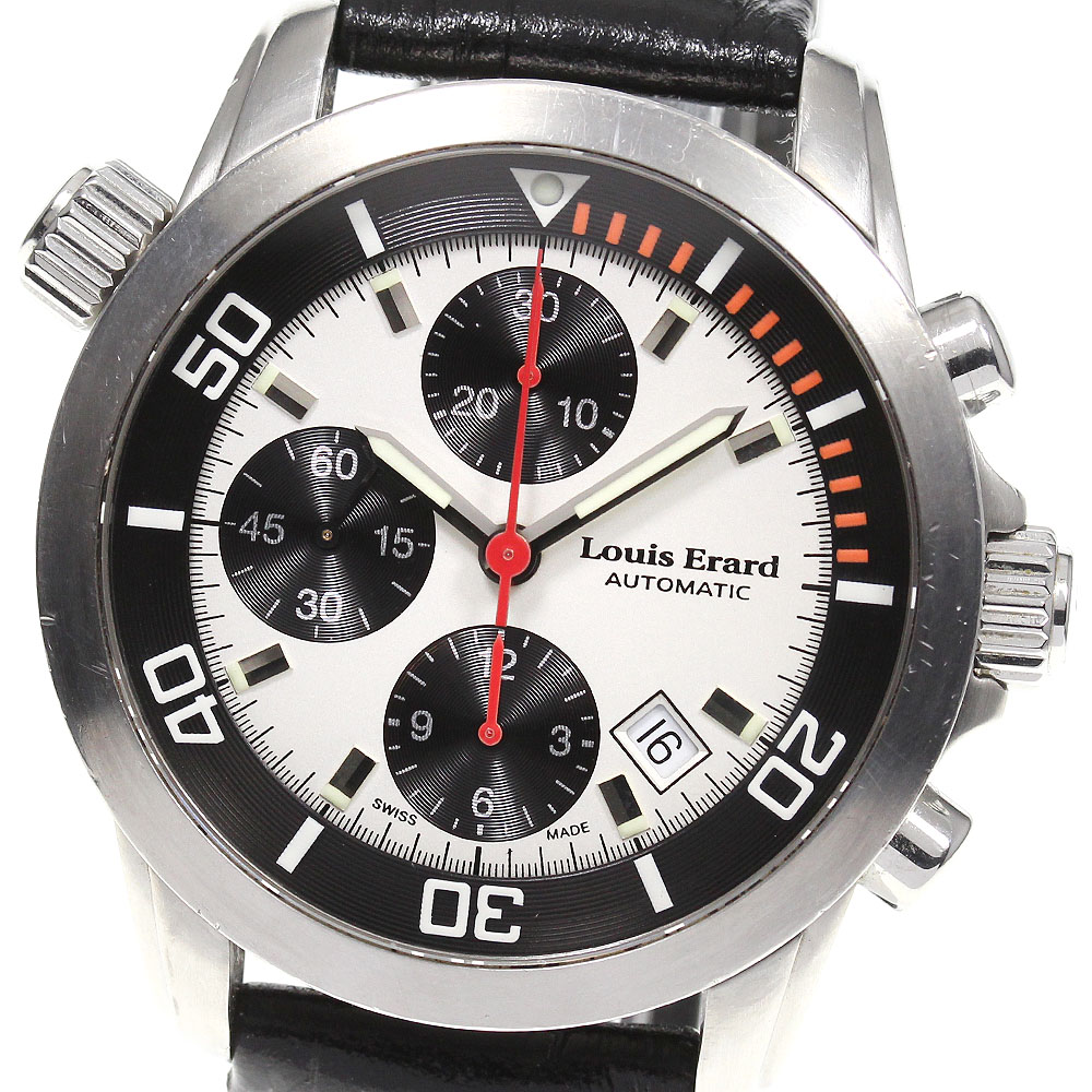 【楽天市場】ルイ・エラール Louis Erard 77402 スポーティブ クロノグラフ 自動巻き メンズ _748198【中古】：CLOSER
