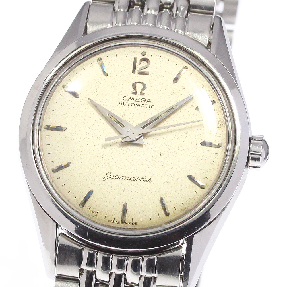 【楽天市場】オメガ OMEGA 2802-7SC シーマスター Cal.471 ヴィンテージ ライスブレス 自動巻き メンズ _705635 ...