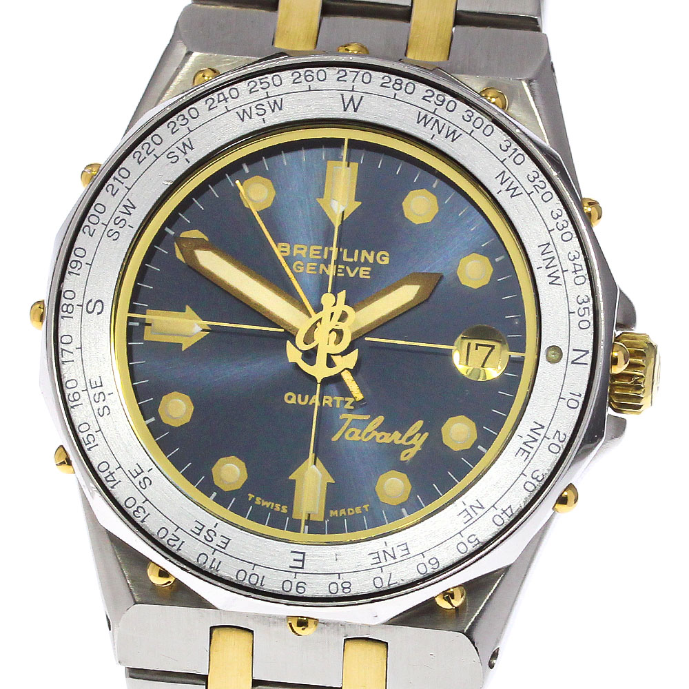 【楽天市場】訳あり ブライトリング BREITLING 80770 タバリー デイト クォーツ メンズ _756212【中古】：CLOSER